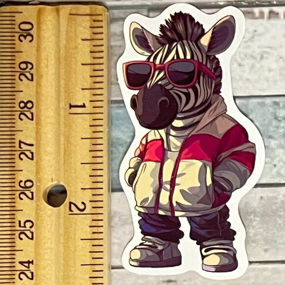 Office | 110 Cartoon Animal In Clothes Reusable Waterproof Vinyl ...